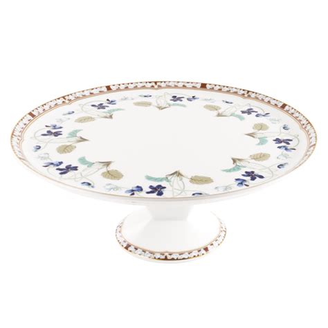 Impératrice Eugénie Plat à tarte sur pied Haviland