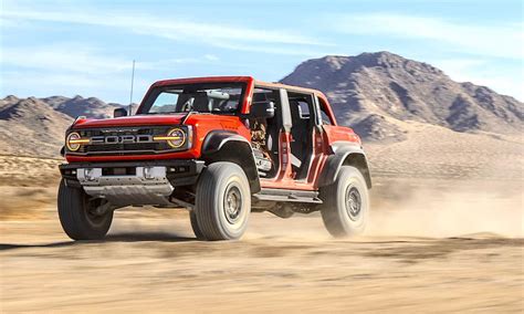 First Drive 2022 Ford Bronco Raptor Is An Outlandish Off Road Beast