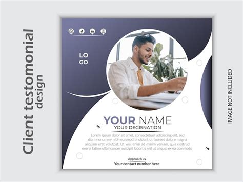 Premium Vector Vector Clean And Simple Client Testimonials