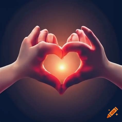 Heart Shape Made Of Hands On Craiyon