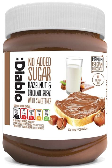 Diablo Crema De Alune Cu Ciocolata Fara Zahar