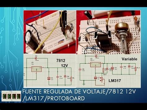 Fuente Regulada De Voltaje 12V 7812 Variable LM317 58 OFF