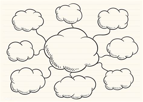 Mind Map Scribbled On A Notepad Free Image By Rawpixel Tvzsu