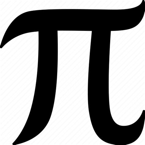 Constant Geometry Math Mathematical Pi Sign Symbol Icon