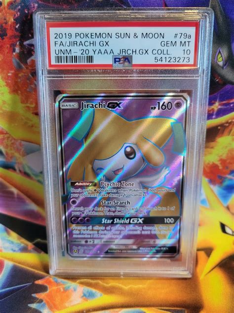 Pokemon Jirachi GX Full Art Alternate Yellow A Promo 79a Graded Card