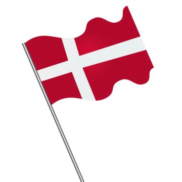 Denmark Flag Clipart Transparent Background Denmark Flag Waving