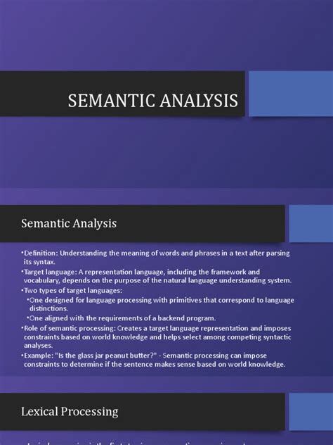 semantic analysis pdf