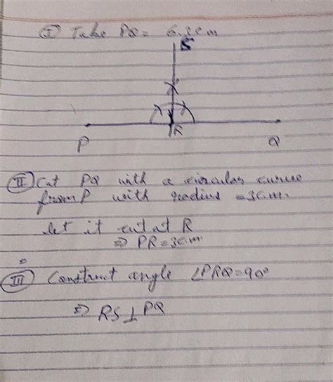 draw a line segment pq 8 cm take a point r on it such that l pr l rq 3 2 find pr and rq