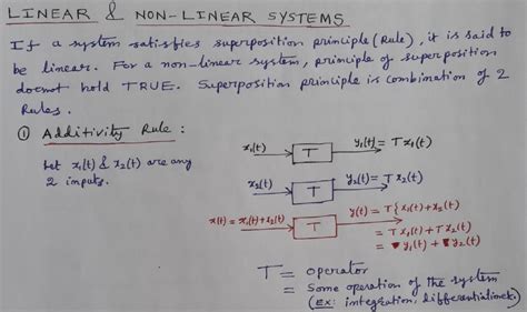 linear and non linear systems signals and systems engineerstutor