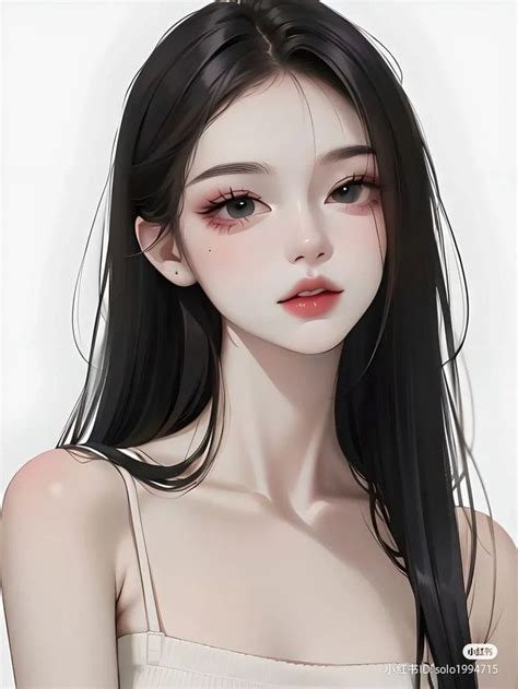 Semi Realism Cool Anime Girl Ulzzang Girl Webtoon Manhwa Character