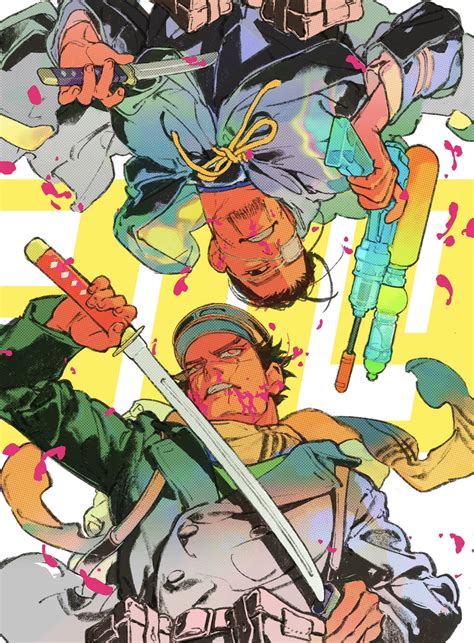 Sugimoto Saichi And Ogata Hyakunosuke Golden Kamuy Drawn By Gkyoyo00