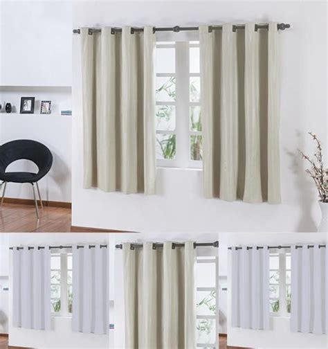 Cortina corta luz ilhós cromado para sala ou quarto 2metros curtina
