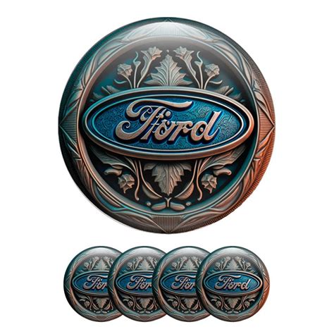 Ford Domed Logo Car Wheel Center Hub Emblem 4pcs Set All Sizes