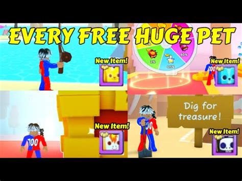 HOW TO GET EVERY FREE HUGE In PET SIMULATOR 99 Roblox YouTube