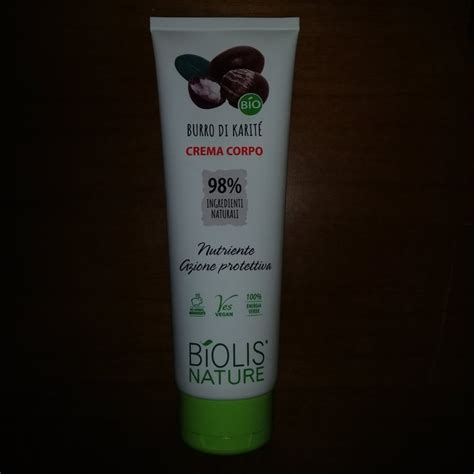 Biolis Nature Burro di karité Crema Corpo Review abillion