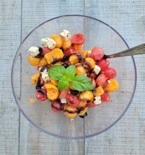 Salade melon pastèque et Feta Papilles à l affût