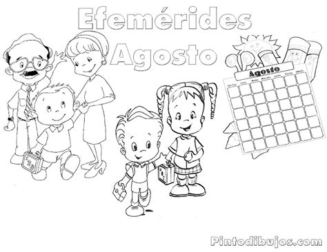 Dibujos De Efem Rides De Agosto Para Colorear Para Colorear Pintar E