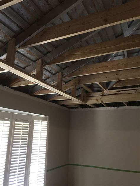 How To Raise Ceiling Joists In Garage