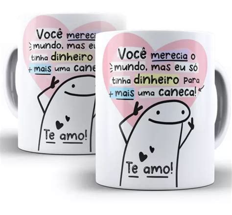 Caneca Flork Meme Personalizada Você Merecia O Mundo 325ml