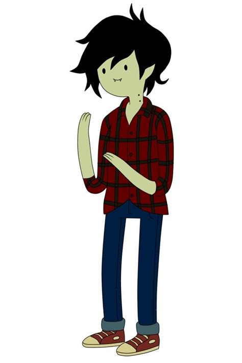 A Cartoon Character With Black Hair And Red Shirt