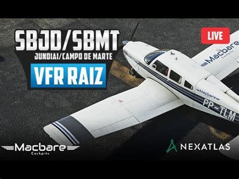 Flight Simulator 2020 VFR RAIZ Jundiai Campo De Marte SBJD SBMT