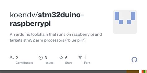 Github Koendv Stm Duino Raspberrypi An Arduino Toolchain That Runs