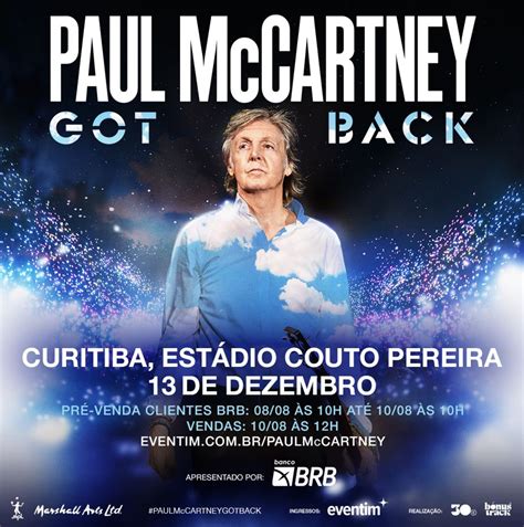 Paul McCartney traz para o Brasil a turnê GOT BACK e se apresenta em