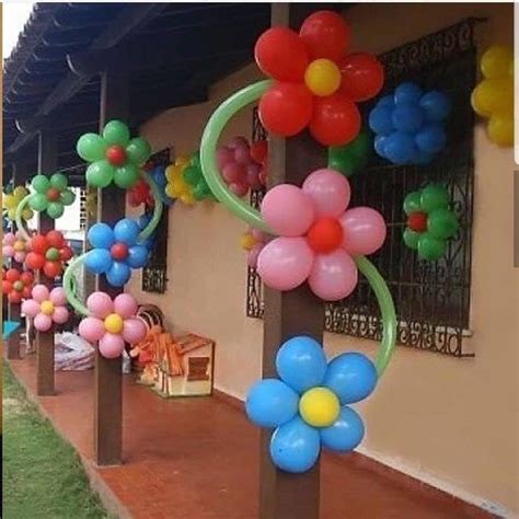 12 Hermosas Ideas De Decoraciones Para Fiestas Infantiles Con Globos