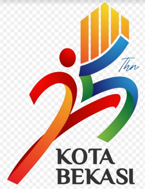 Logo HUT Kota Bekasi Tahun 2022 Ke 25 Format PNG PDF