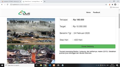 √ aplikasi sistem donasi online berbasis website code candil kuya candil code
