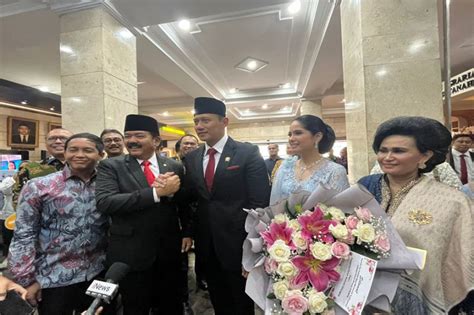 Usai Dilantik Hadi Tjahjanto Dan AHY Sertijab Menteri ATR BPN