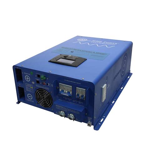 10 000 WATT PURE SINE INVERTER CHARGER 48 VDC TO 120 240 VAC The
