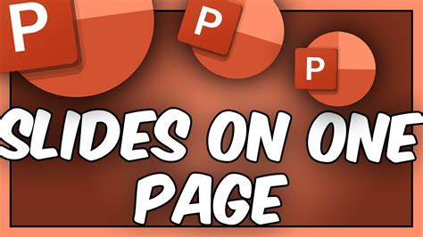 how to print multiple slides on one page powerpoint 2024 youtube