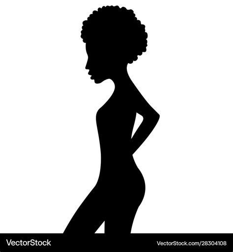 Afro Full Body Black Woman Silhouette Jaleada Mapanfu