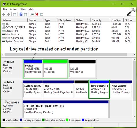 How To Create Extended Partition In Windows 10