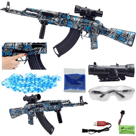 KARABIN AUTOMAT NA KULKI ŻELOWE PISTOLET DUŻY AK47 13875621105 Allegro pl