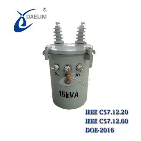 50 KVA Single Phase Pole Mounted Transformer Daelim Transformer