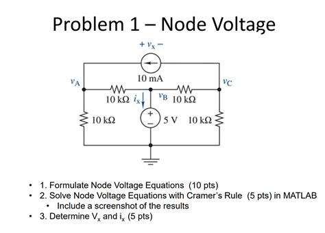 Solved Formulate Node Voltage Equations Pts Chegg