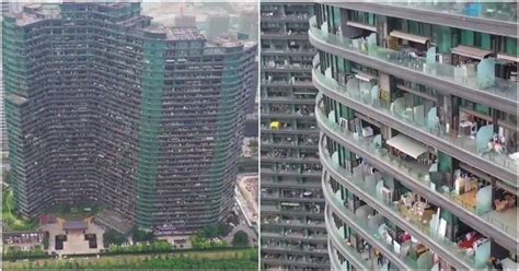 El impresionante edificio en China en donde viven más de 20 000