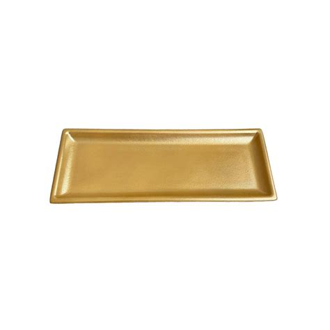 BANDEJA RECTANGULAR DORADA My Mims