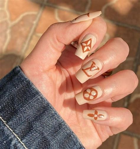 27 Louis Vuitton Nails For An Iconic High End Look