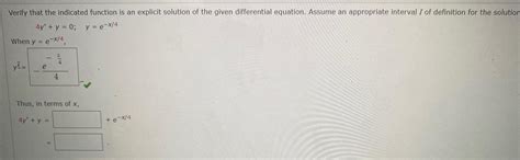 [answered] verify that the indicated function is an explicit solution kunduz