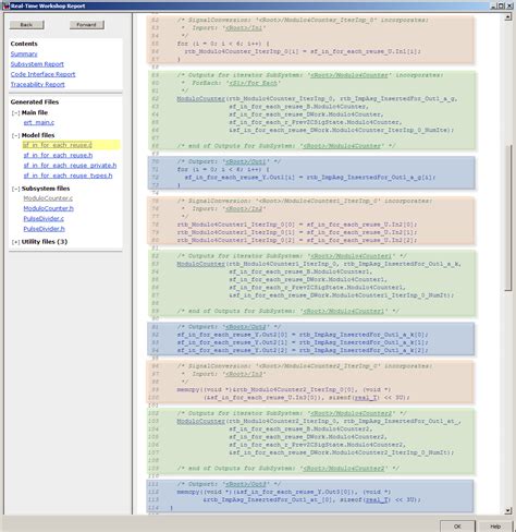 for each subsystem and code generation guy on simulink matlab and simulink
