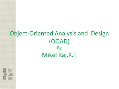 ooad unit i uml diagrams ppt