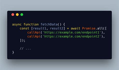 javascript async await resolving promises in parallel