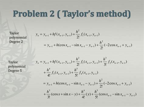 ppt taylor series method powerpoint presentation free download id 3205115