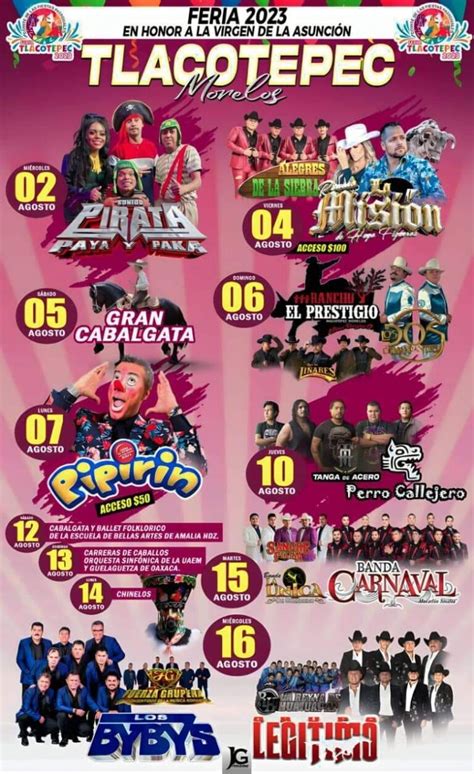 Feria Tlacotepec Morelos 2023 Ferias de México y Eventos
