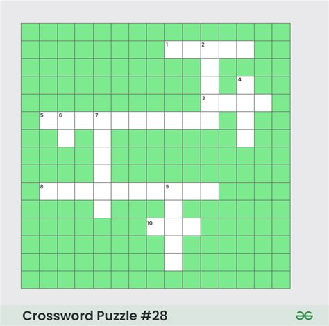 Crossword Puzzle Of The Week Bit Manipulation Geeksforgeeks