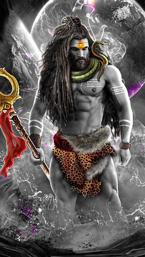 Mahakal Ke Lord Bholenath Ji Lord Shiva Bhakti Devocional Fondo De