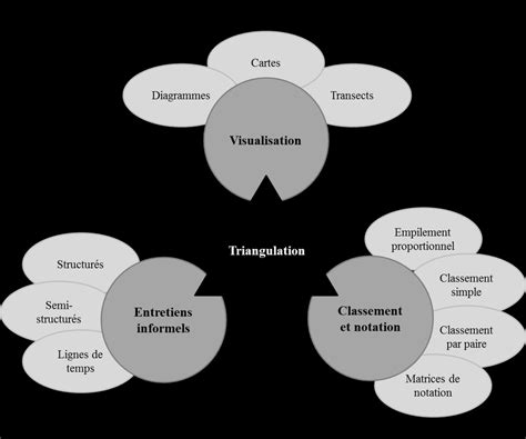Diagramme De Venn De La Triangulation Mettant En Avant La Relation
